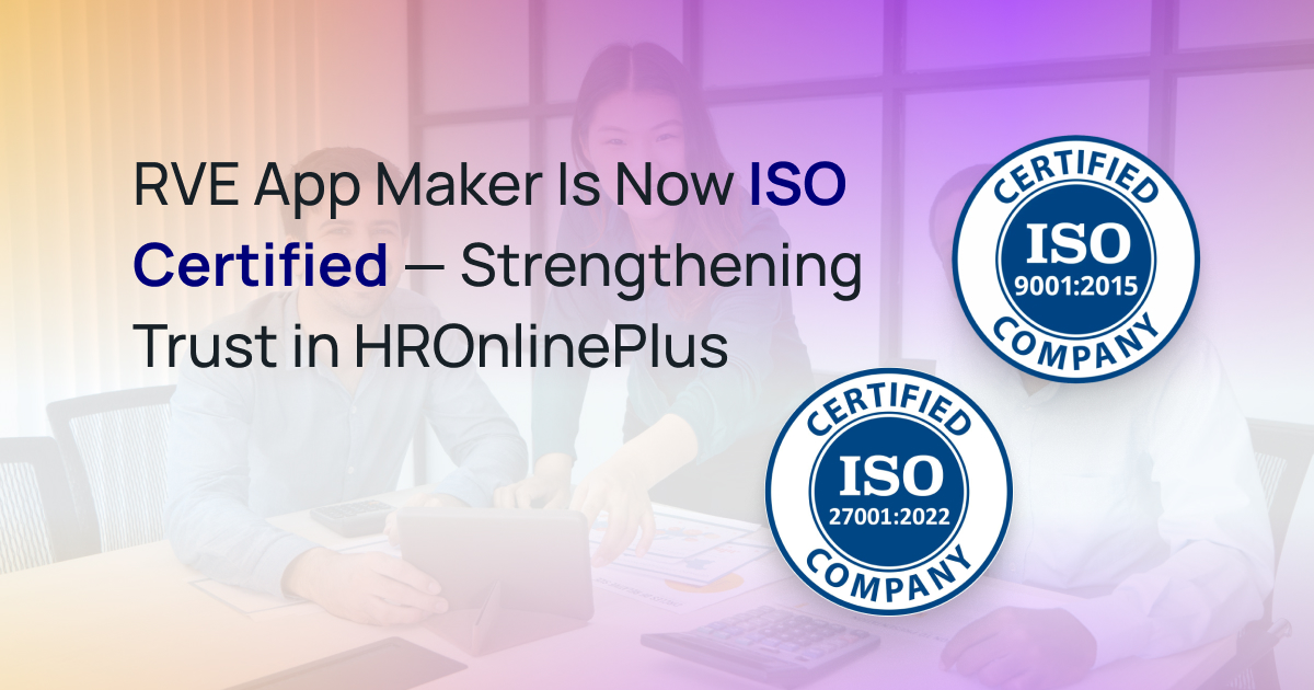 We are ISO Certified — Raising HRIS Standards with HRonlineplus